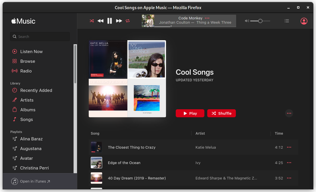 How to Get a Standalone Apple Music App in Linux (with Dark Mode ...